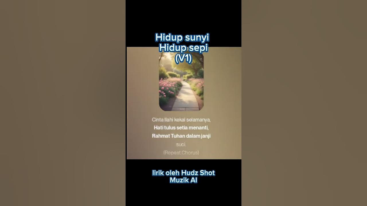 Hidup Sepi Hidup Sunyi (V1) - YouTube