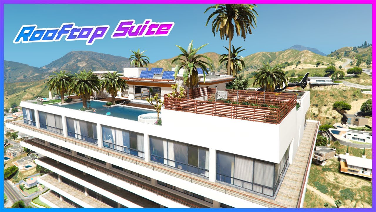 GTA V Mod Install: Eclipse Tower Rooftop - YouTube