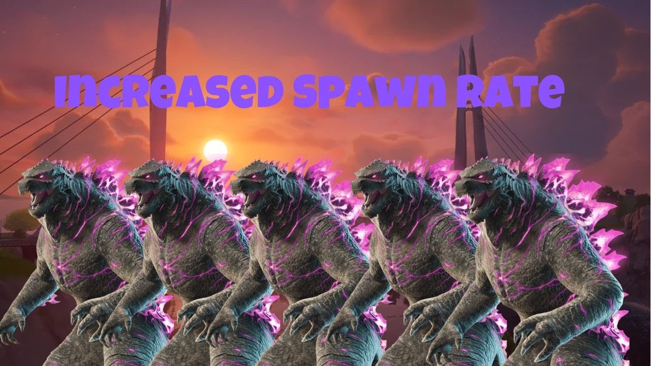 Increased Spawn Rate for Godzilla - YouTube