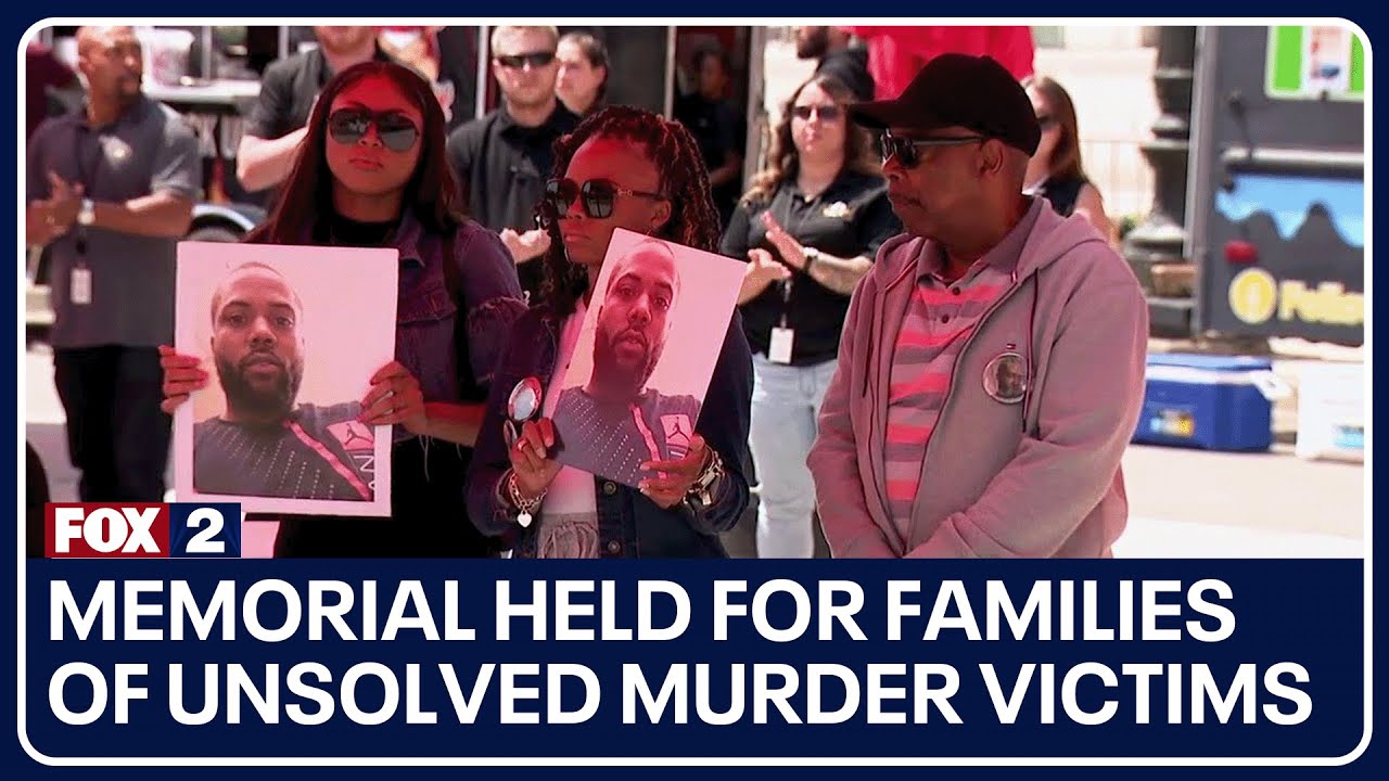 Detroit police hold memorial for families of unsolved murder victims ...