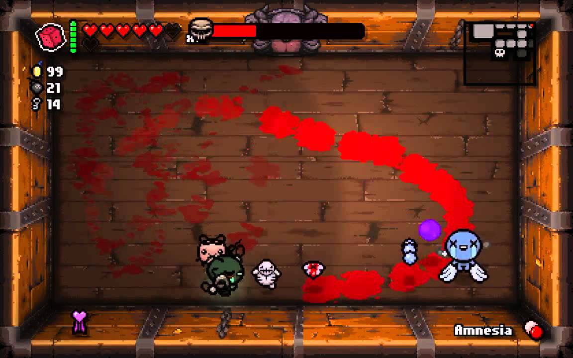 The Binding of Isaac Rebirth Blue Baby (???) Boss fight - YouTube