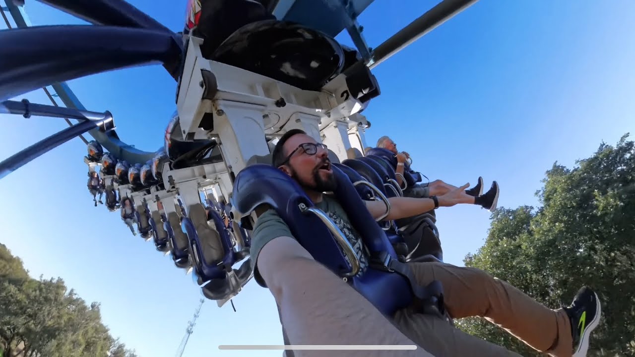 Great White — SeaWorld San Antonio | On Ride POV - YouTube