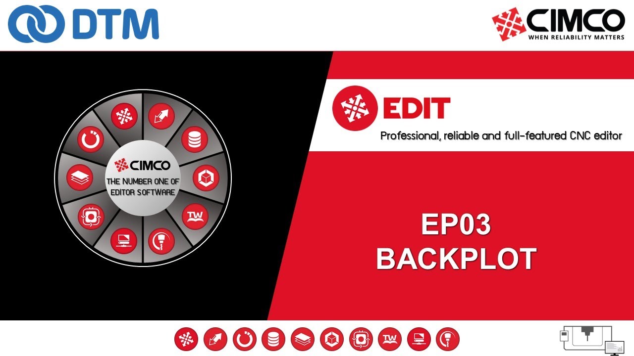 CIMCO Edit : EP03 Backplot - YouTube