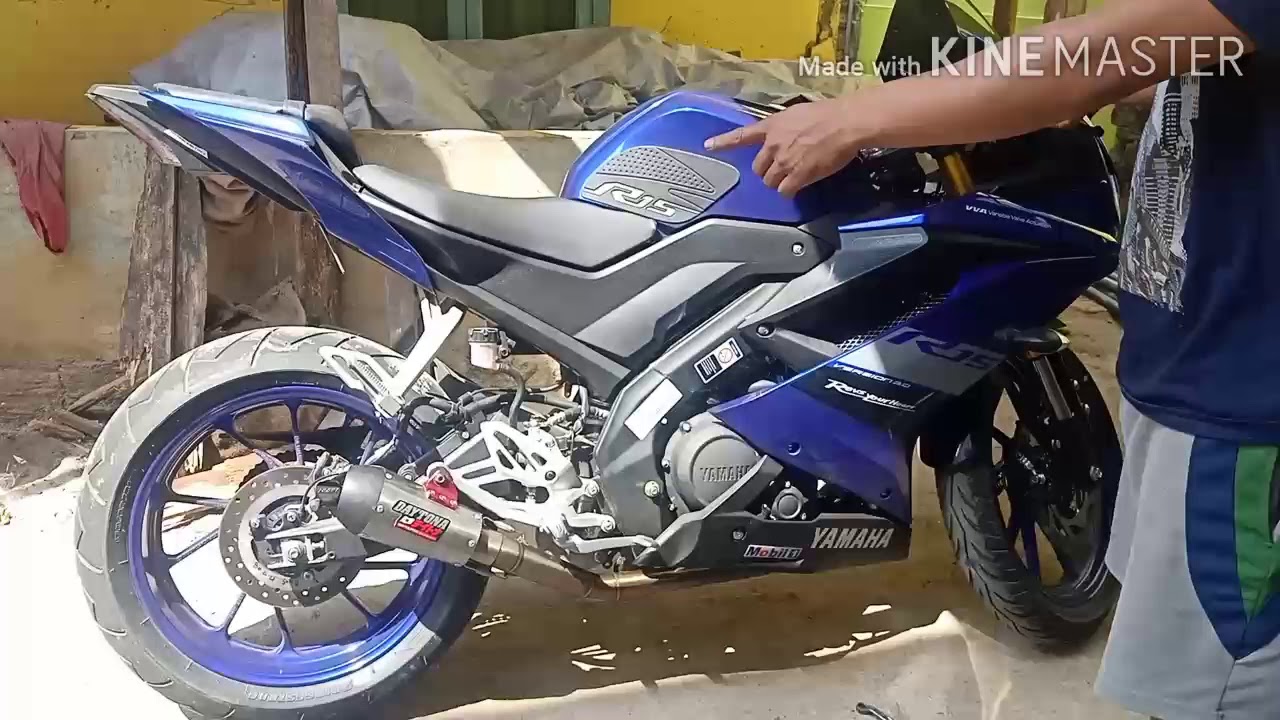 YAMAHA R15 V3 DAYTONA EXHAUST VS DAGREX - YouTube