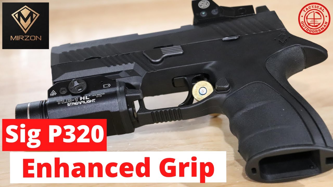 Sig P320 | Mirzon Enhanced Grip - YouTube