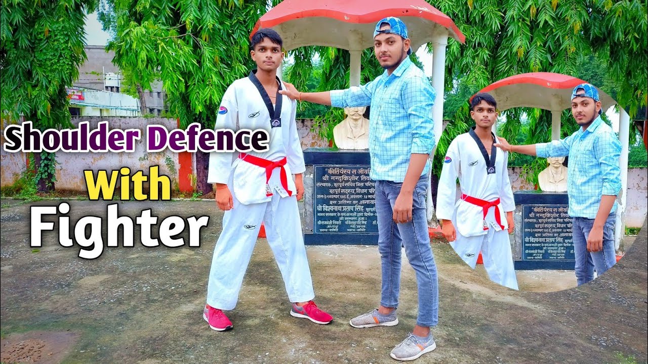 Shoulder Defence With Fighter | Self Defence | Road Fight Techniques ...