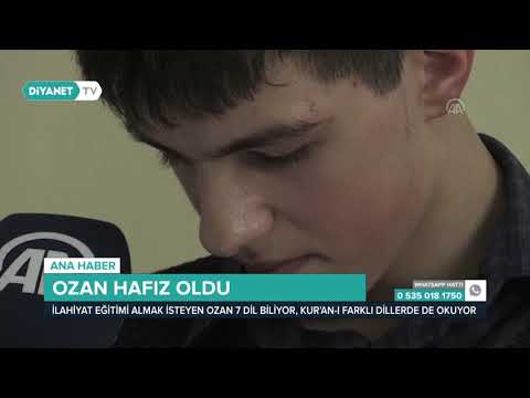 7 Dil Bilen Otizmli Ozan Hafız Oldu