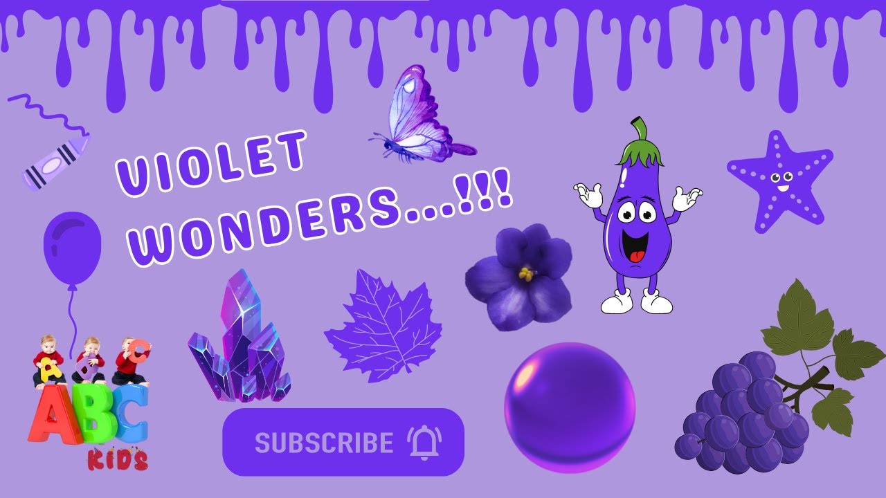 Violet Wonders | Fun Kids' Rhymes | Learn Colors with Fun Songs I ...