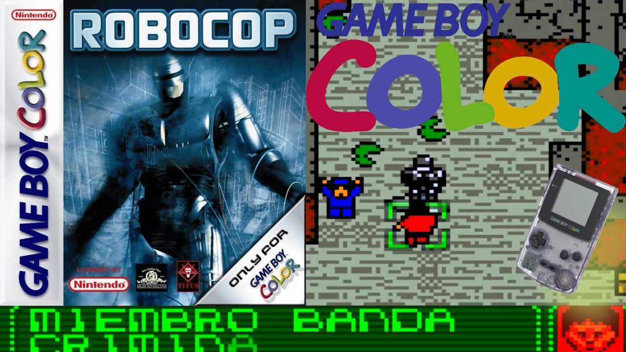 Robocop (2001) Nintendo GameBoy Color Gameplay in HD - YouTube