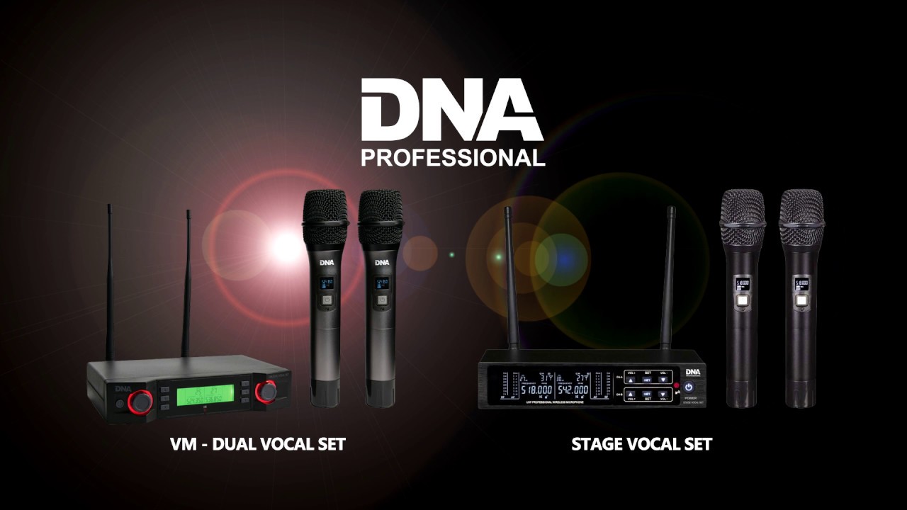DNA Stage Vocal Set & DNA VM - Dual Vocal Set – podwójny zestaw do ręki ...