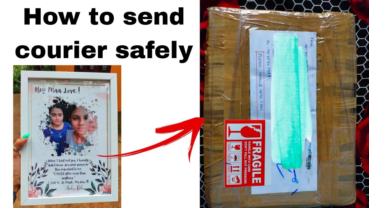 Glass frame packing for courier|Packing tips|Shipping|Courier|Photo ...
