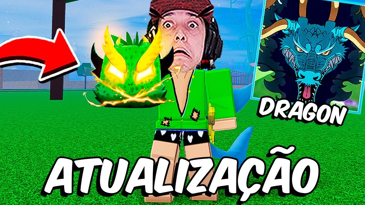 NOVA DRAGON da ATUALIZAÇÃO do BLOX FRUITS! - YouTube