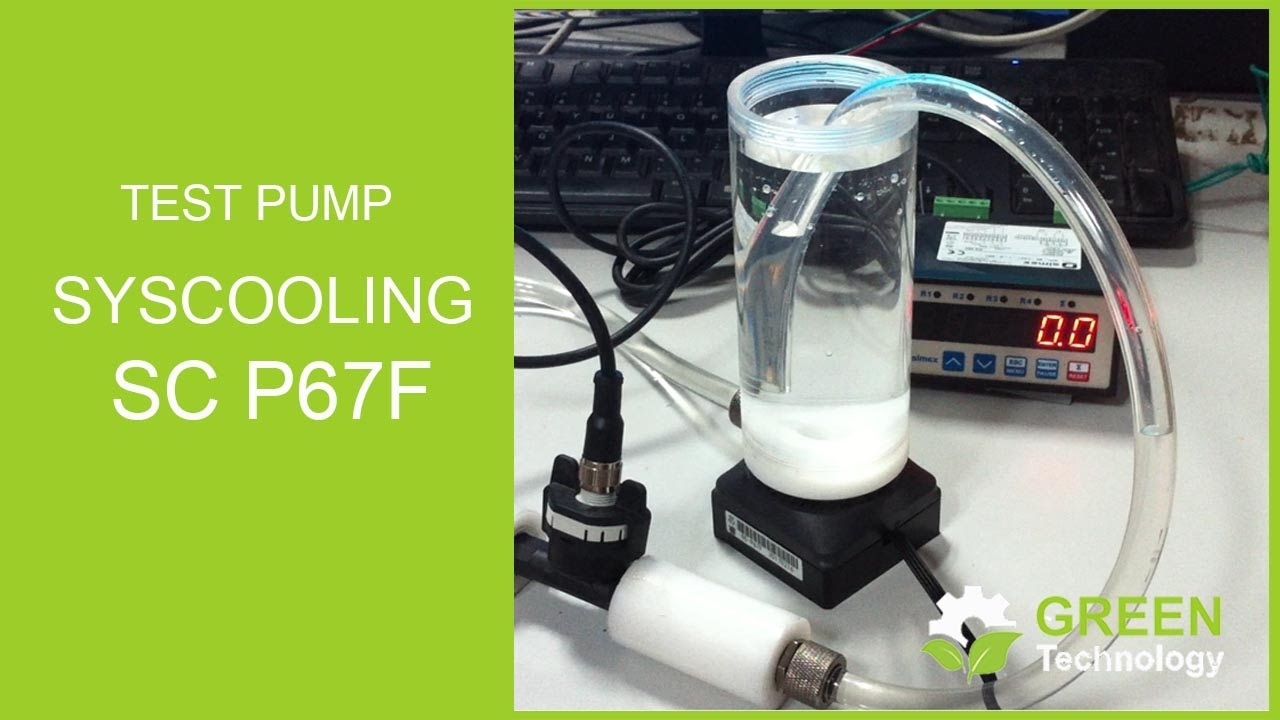 Test pump SC P67F - Syscooling - YouTube