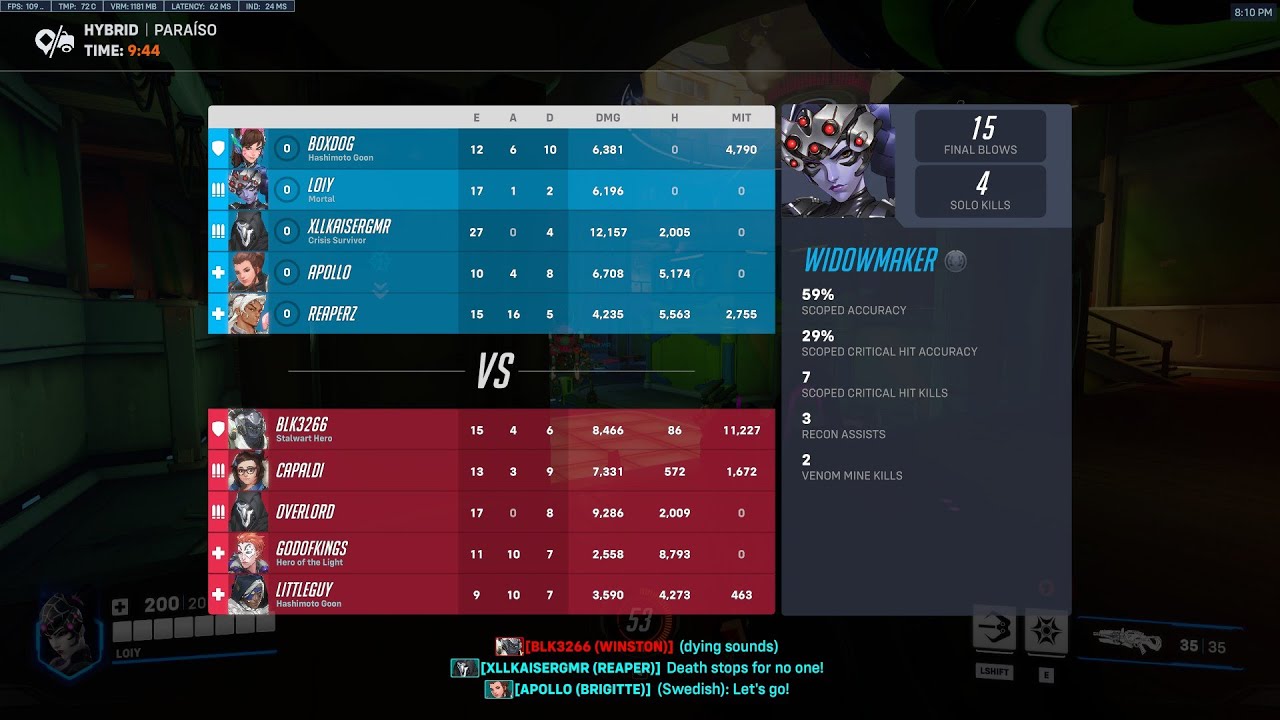 Widowmaker clips #1 - YouTube