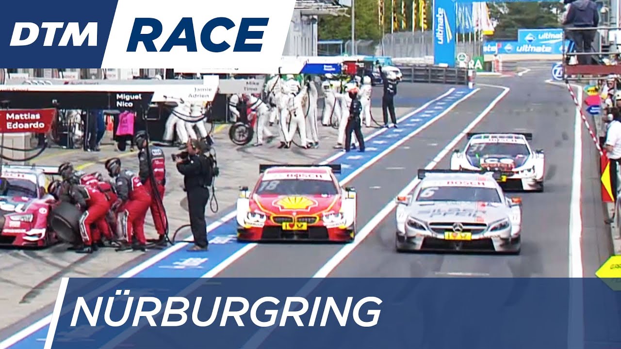 Too much traffic in the Pit Lane - DTM Nürburgring 2016 - YouTube