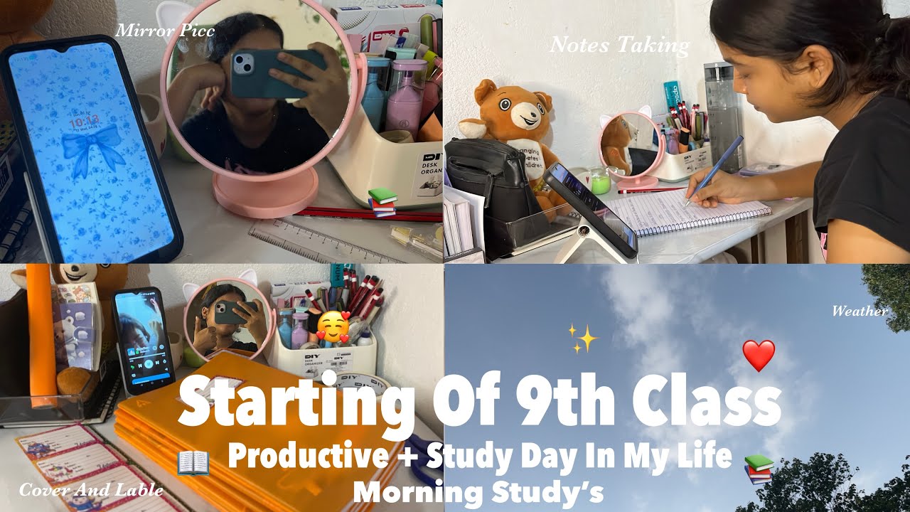 Starting 9th Grade 📚 My First Week Experience + Study Routine | Student ...