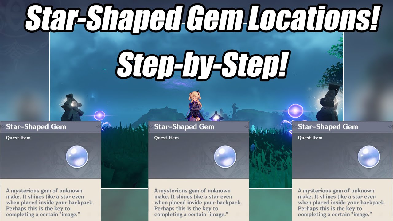 Genshin Impact Star Shaped Gem Locations YouTube Genshin Impact Star Shaped Gem Locations YouTube