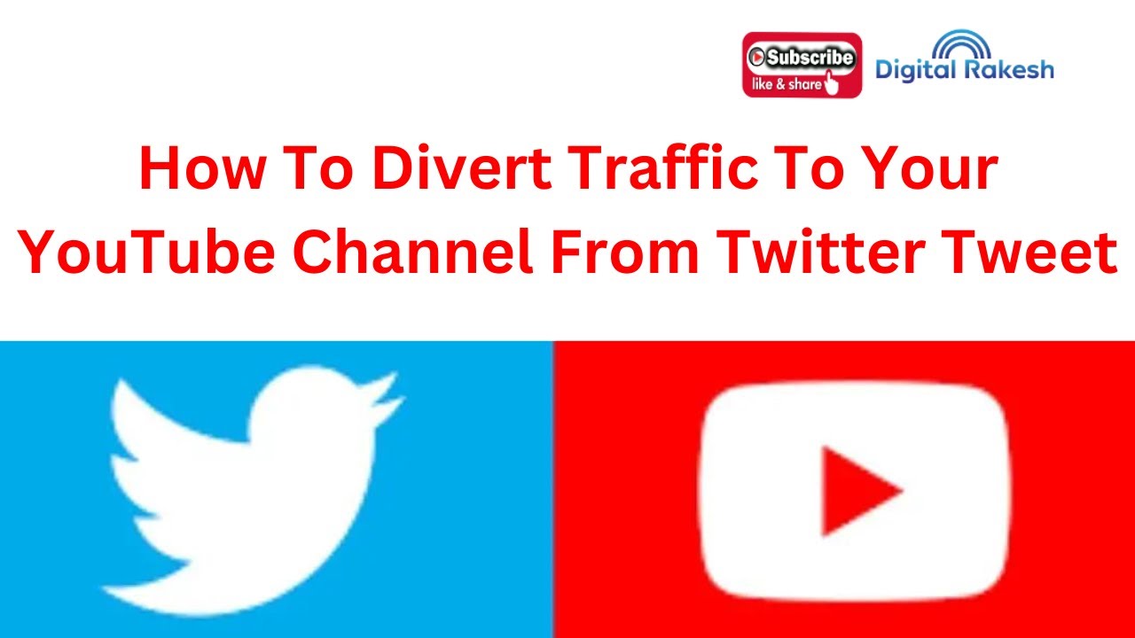 How To Divert Traffic To Your YouTube Channel From Twitter Tweet - YouTube