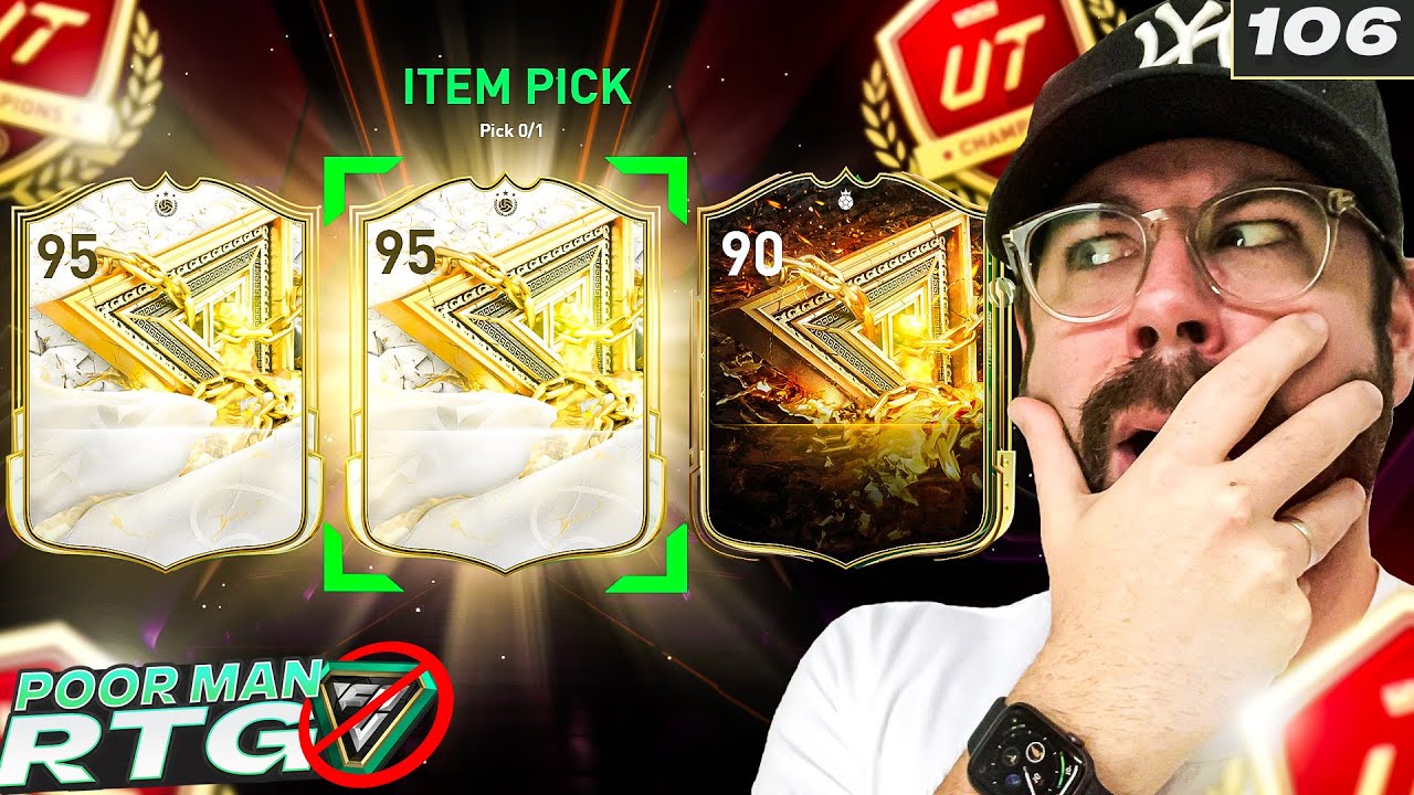 OMG FUT CHAMPS REWARDS GOT 2 95 RATED IMMORTALS ICONS!!!! - YouTube
