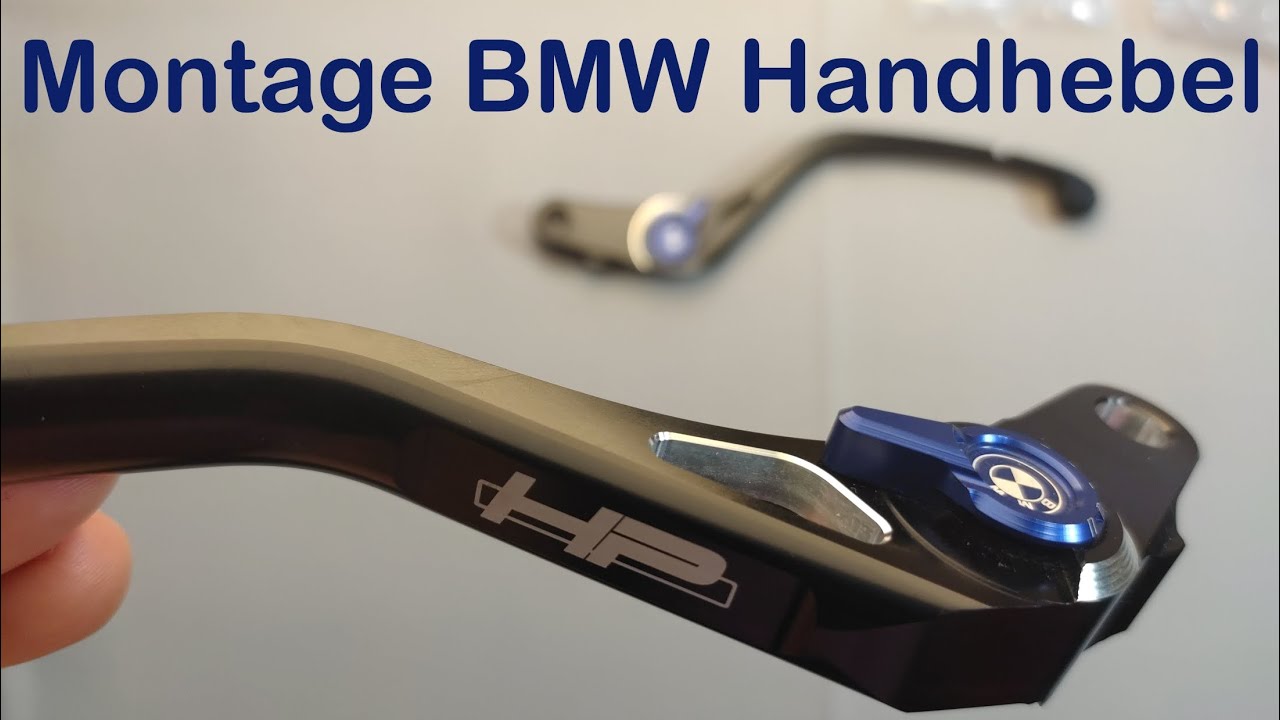 BMW R 1250 RS Montage HP Handhebel / hand lever - YouTube