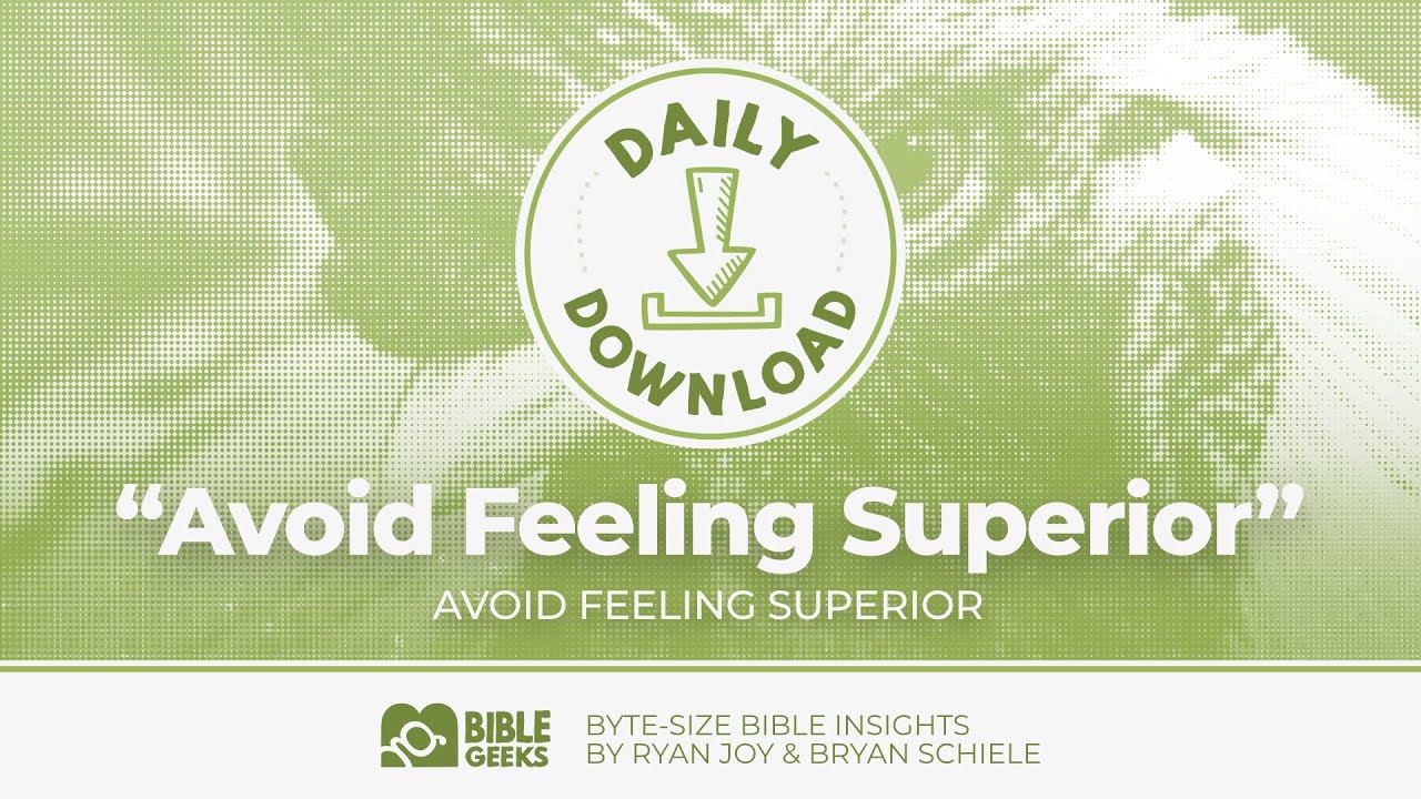 “Better Than You” — Avoid Feeling Superior - YouTube