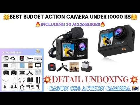 Detailed Unboxing Video || Cason CS6 SPORTS Action Camera || Under ...