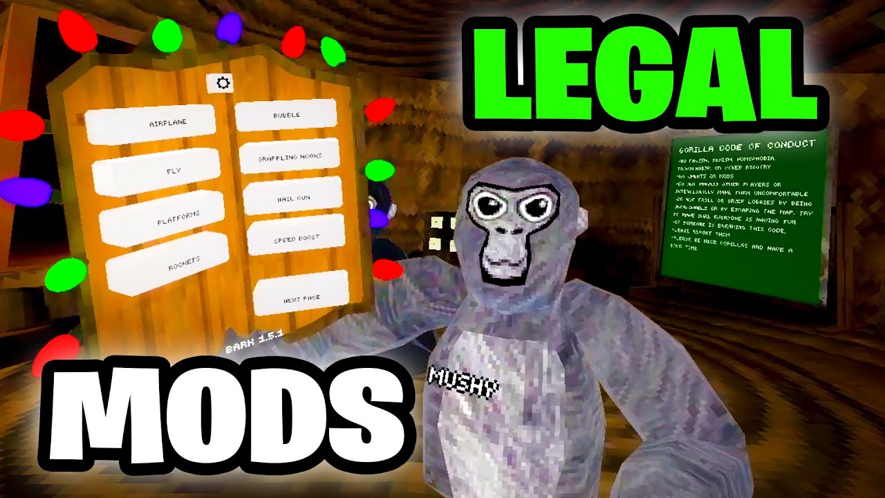 The Best LEGAL Mod Menu in Gorilla Tag VR - YouTube