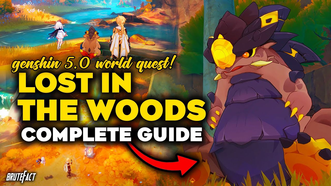 Lost in the Woods World Quest | How to Turn into Saurian in Natlan ...