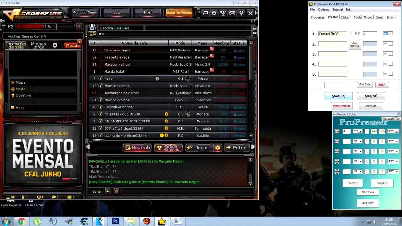 [CF/AL] Tutorial Auto Click para CROSSFIRE 19/08/2018 [AUTO/ON] - YouTube