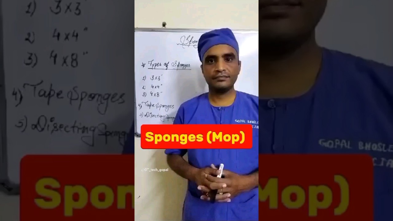 Surgical Sponges(Mop) #instrumental ottechnician, Surgical#medical ...