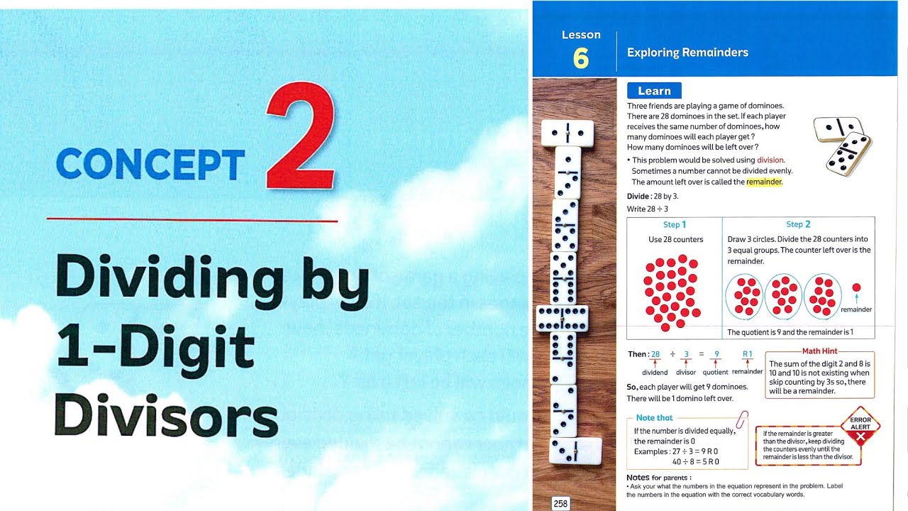 Math Grade 4 / Lesson 6 / exploring Reminders - YouTube