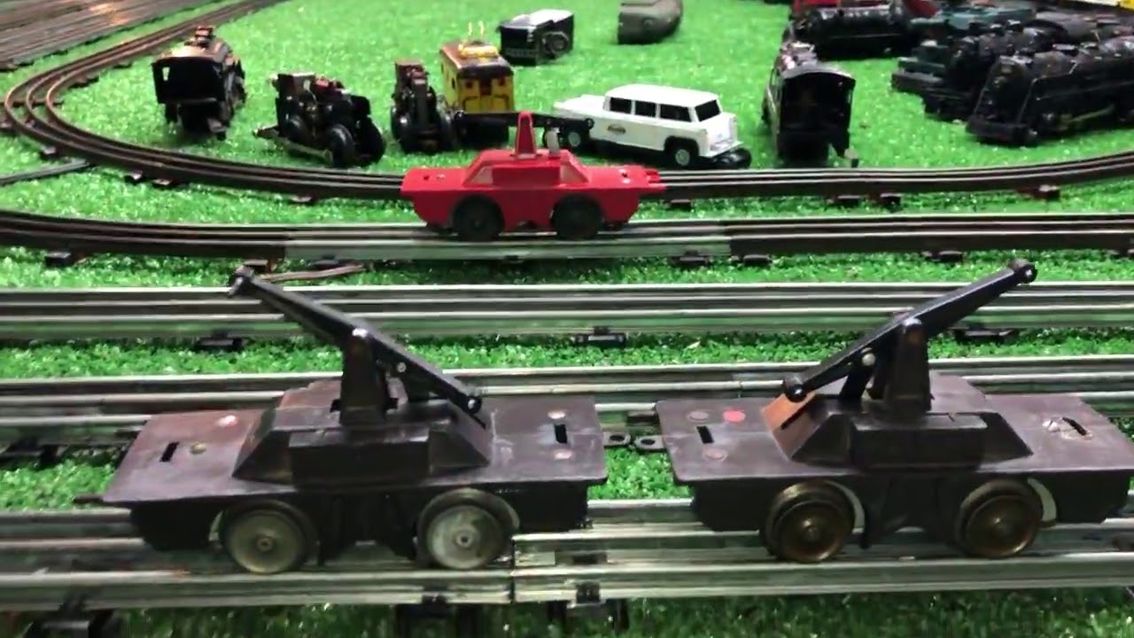 MARX HAND CAR X 3 / 2 HAVE GEARING PROBLEMS / ONE IS UP AND RUNNING ...