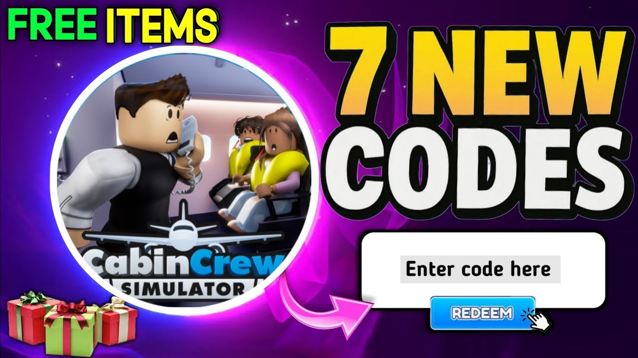 ⚠️SECRET CODES⚠️ CABIN CREW SIMULATOR ROBLOX CODES 2025 - CABIN CREW ...