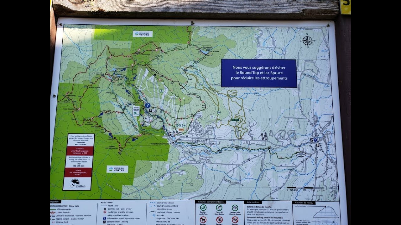 Hiking the Lac Spruce Trail (Mont Sutton) - YouTube