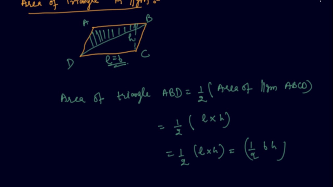 Area Of Triangles Class 7 Mathematics Perimeter And Area YouTube area-of-triangles-class-7-mathematics-perimeter-and-area-youtube