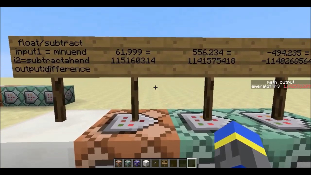 Floating Point Numbers in Minecraft 1.12 - YouTube