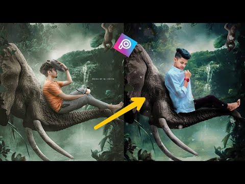 Picsart Elephant photo editing step by step | Karanmandal editz | Vijay ...