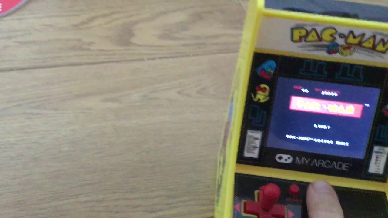 PAC man mini arcade - YouTube