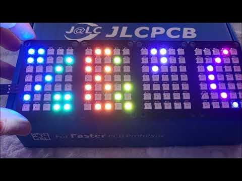 DIY Tiny RGB LED Matrices (New Years Special!!!) - YouTube