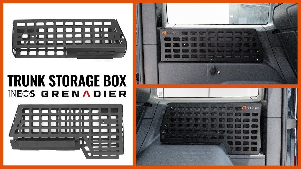 EXPAND THE SPACE IN YOUR CAR—INEOS GRENADIER TRUNK STORAGE BASKET - YouTube