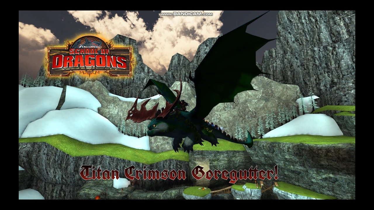 School of dragons: NEW TITAN! Crimson Goregutter - YouTube
