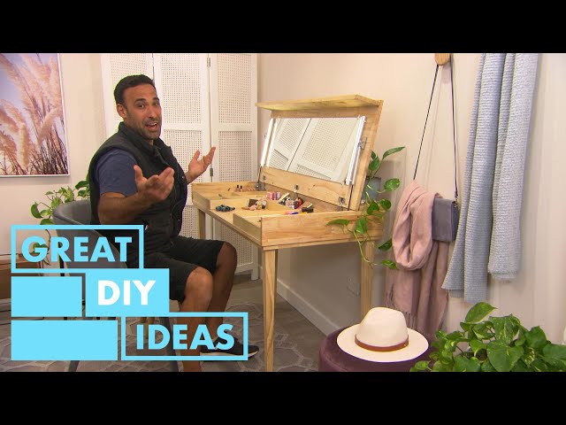 Makeup Vanity Plans Do It Yourself | Saubhaya Makeup