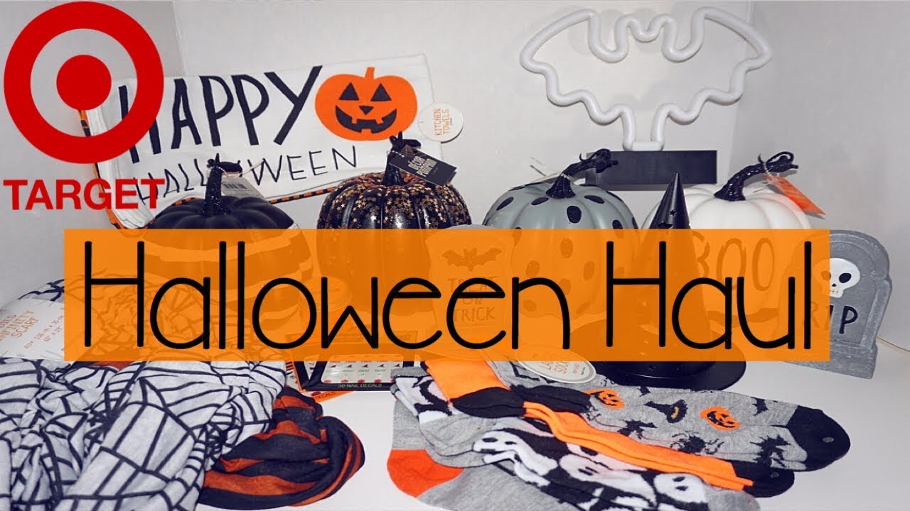 Target Halloween Haul - YouTube