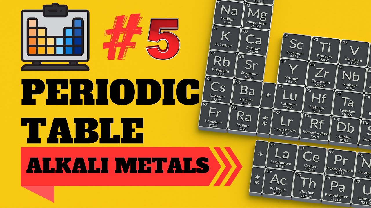 Alkali metals | Periodic Table | Ms.Chemic - YouTube