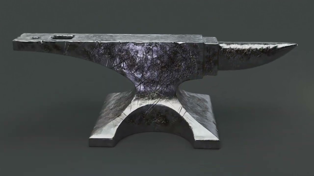 Anvil made 100% in Blender - YouTube