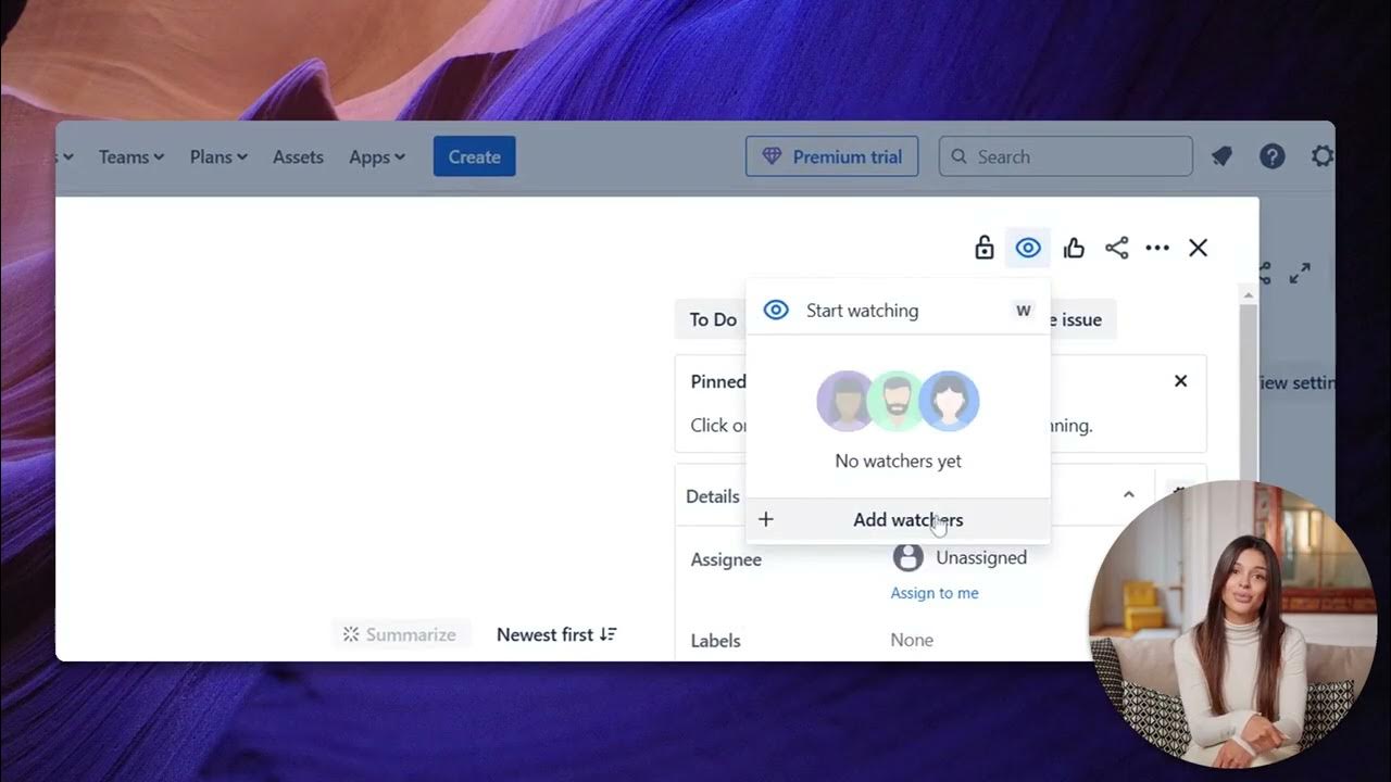 Adding a Watcher In Jira | Made with Trupeer.ai - YouTube