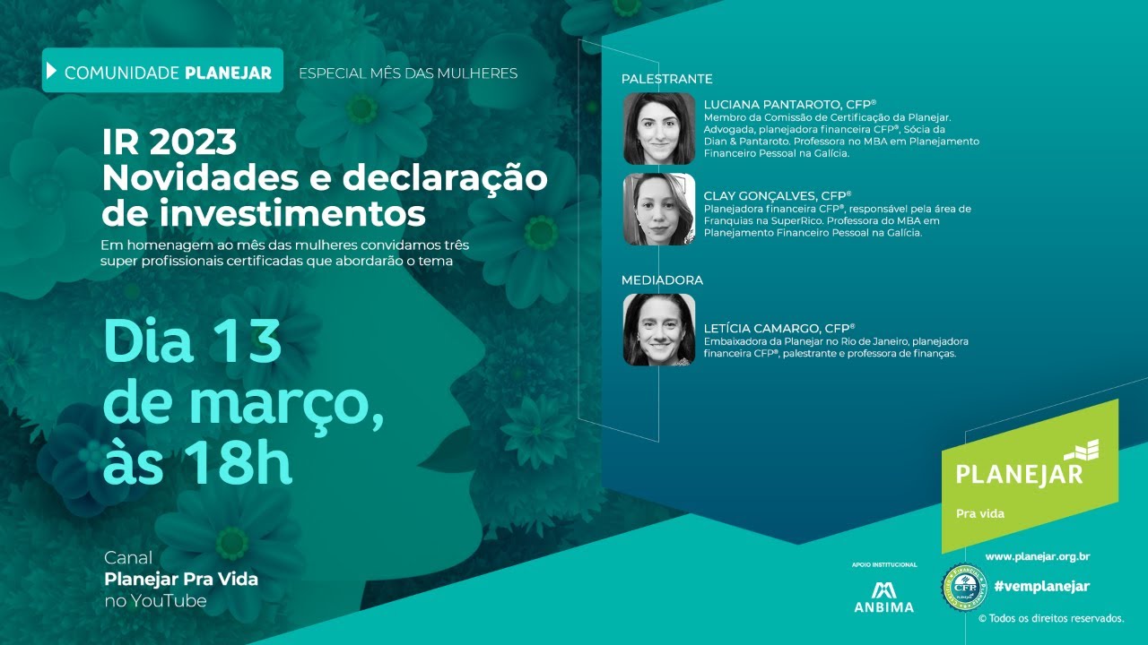 IR 2023 - Novidades e Declaração de Investimentos - YouTube