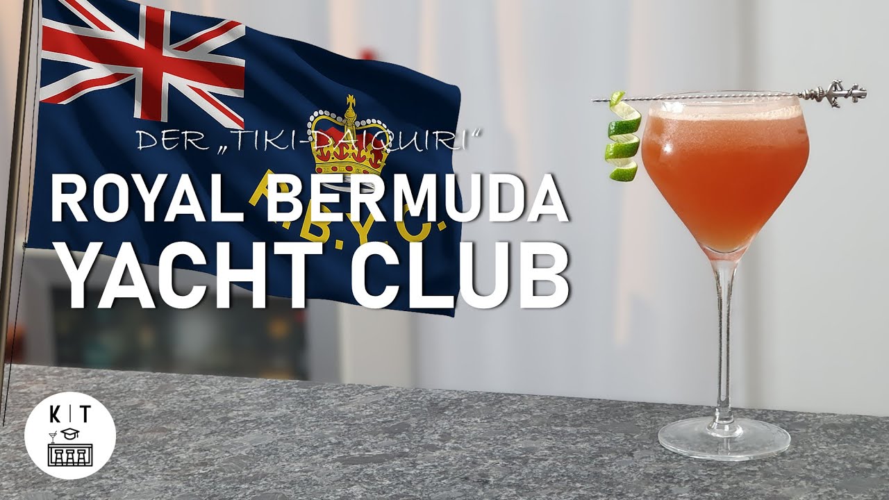 R.B.Y.C - Royal Bermuda Yacht Club Cocktail – Der "Tiki-Daiquiri" - YouTube