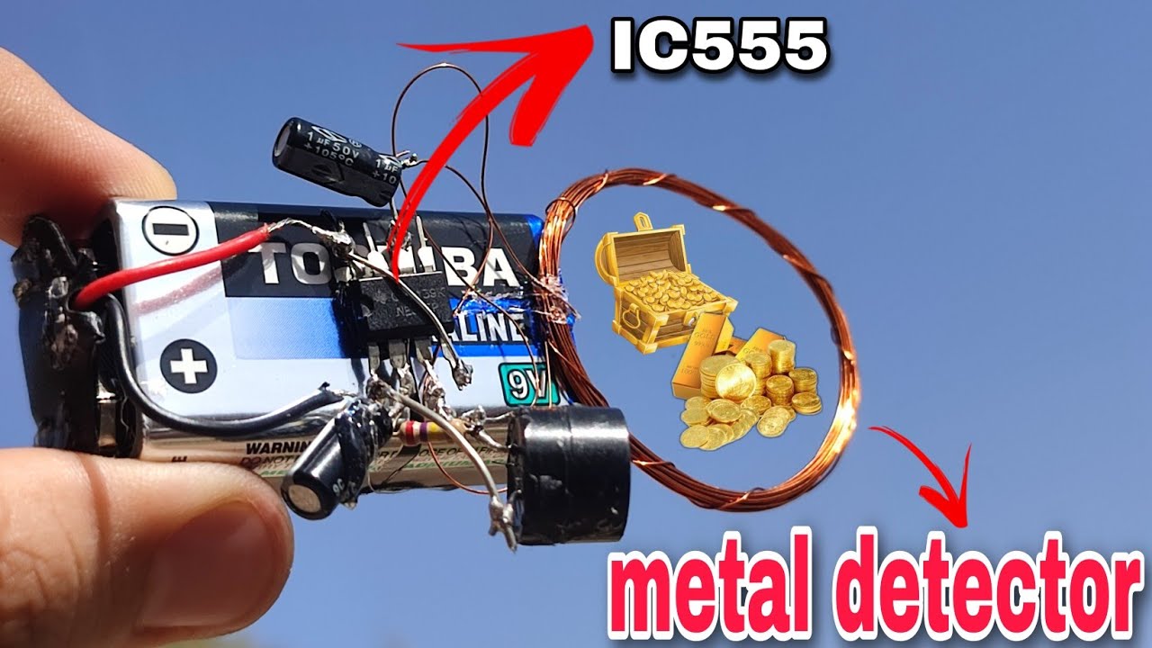 ساخت این فلزیاب جرم است / How to make the simplest metal detector with ...