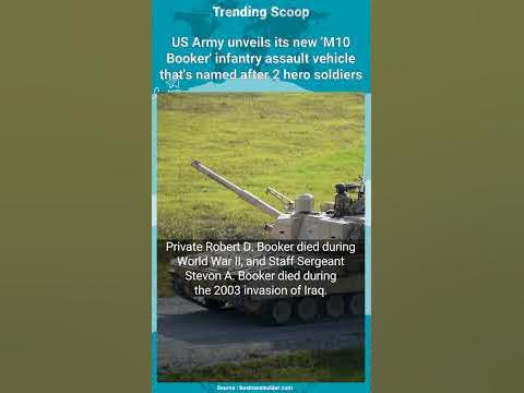 US Army unveils its new 'M10 Booker' infantry assault vehicle that's named after 2 hero soldiers ...